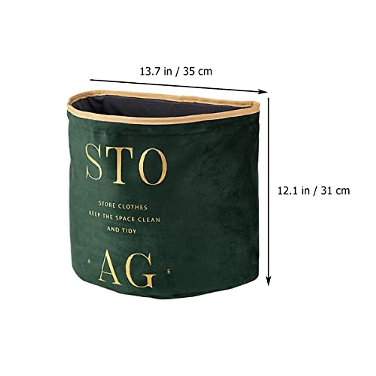 3pcs Household Cloth Sturdy Clothes Clothing Basket Laundry Nursery Kid Organizer Folding Dirty Home Baby Kids Bag Storage Collapsible Fabric Art Hamper Bucket for