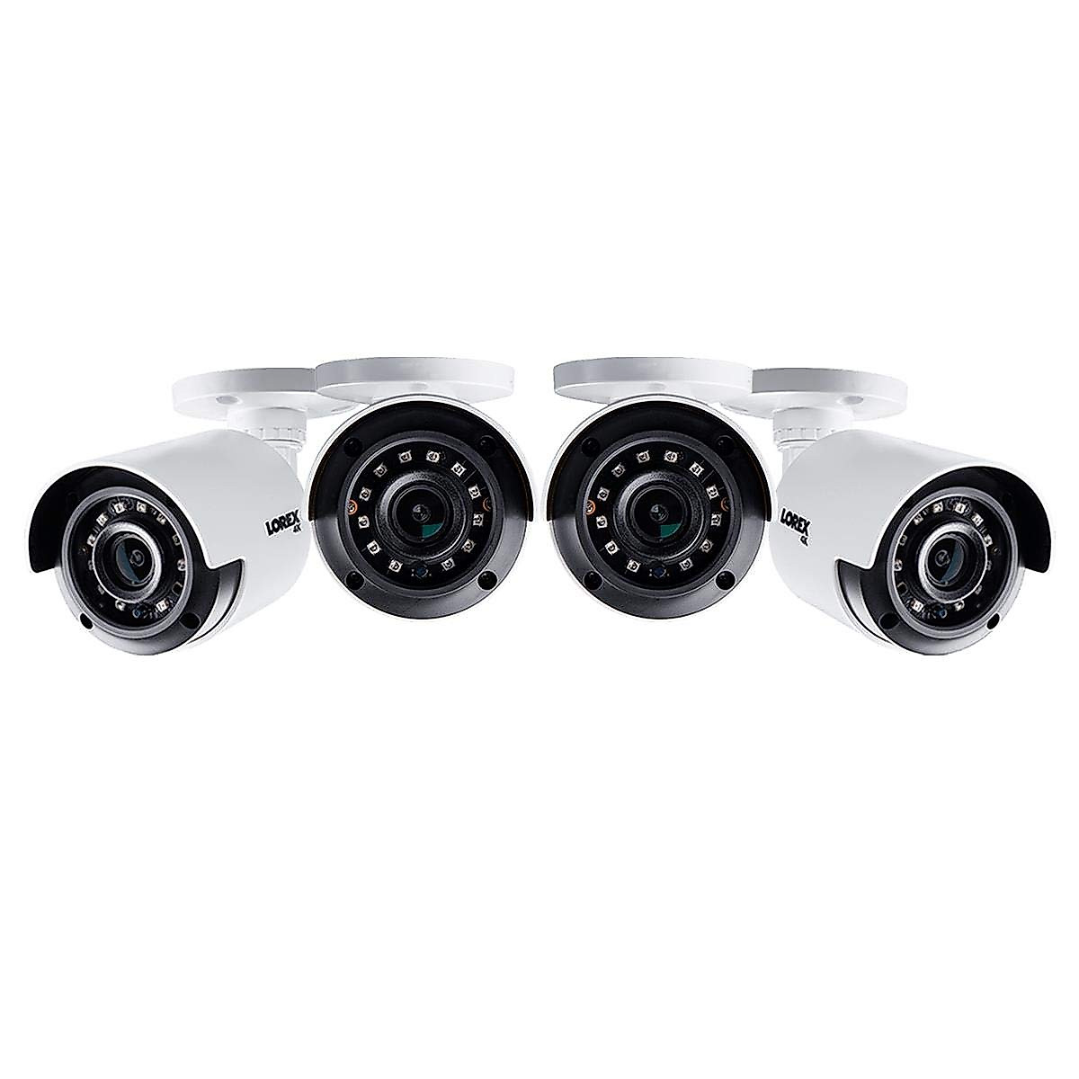 Lorex LBV8531 4K Ultra High Definition Bullet Security Camera with 135ft Color Night Vision (4-Pack)