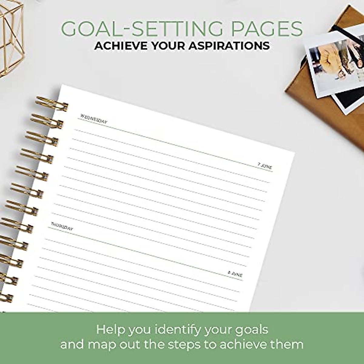 Academic Planner June 2023-April 2024 with Study Tips, Workout Tracker, Motivational Quotes, and Affirmations - Boost Your Productivity and Achieve Your Goals-Small Size