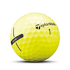 TaylorMade Distance+ Yellow Golf Balls