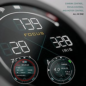 Tilta Nucleus Nano II Wireless Lens Control System | Wireless Zoom, Focus, Aperture Control | Follow Focus | Accurate Pulling | Touch Screen | WLC-T05 (Wireless Lens Control System)