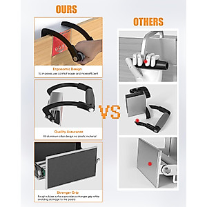 GCCSJ Panel Carrier, Drywall Carrying Tool for Wood, Plywood Lifting Tool with 0-1 Inch Grip Range, Save Effort Wear Resistant Gripper Clamp