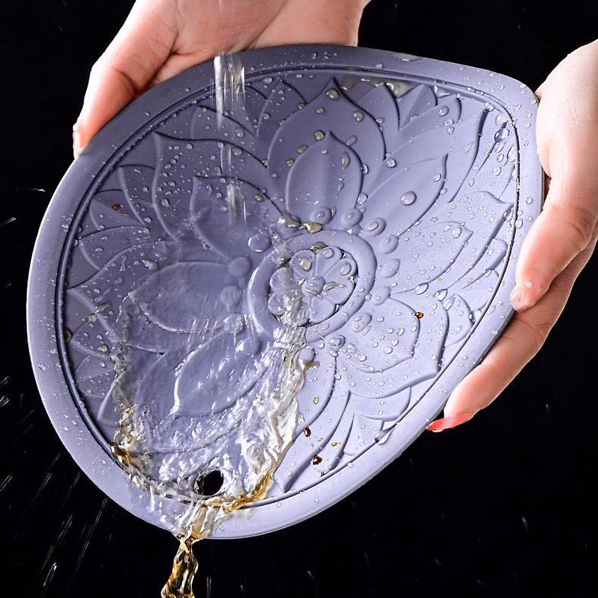 Smithcraft Silicone Trivets for Hot Dishes, Pots and Pans, Hot Pads for Kitchen Counter, Pot Holders for Tabletop & Countertop, Multi-use Heat Resistant Mat for Table, Non Stick Trivet Mat Set 3 Teal