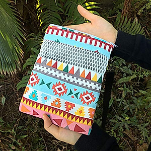 KINTOR Sugar Glider Bonding Pouch Carry for Rat Hedgehog Small Pocket Pets (Pink Ethnic, 8.7x6.3inch)