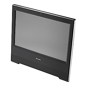 Shuttle XPC AIO X50V6 BLACK Intel Celeron 3865U Kabylake All-In-One Barebone PC, Fanless, IP54 Certified, VESA compatible
