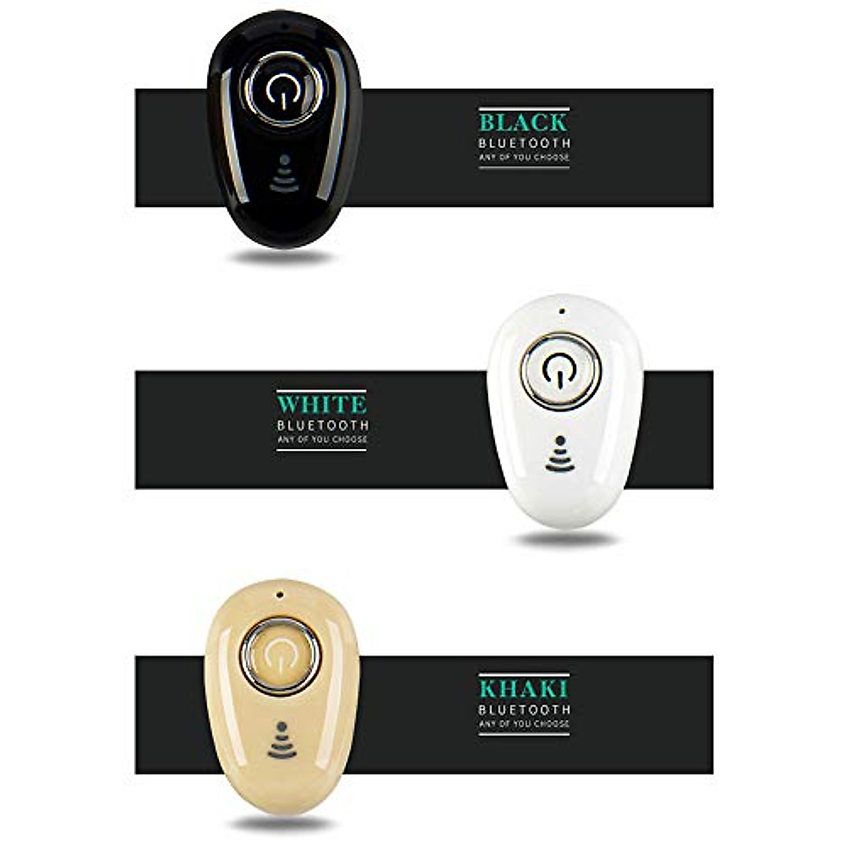 WskLinft Fashion Mini Bluetooth Headset Bluetooth 4.1 Wireless Earbud Headset with Microphone, Hands-Free Call, Suitable for All Kinds of Smart Phones Rose Pink