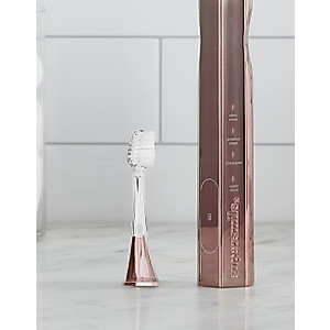 Supersmile Zina45 Replacement Brush Heads for Sonic Pulse Toothbrush, Rose Gold, 2 Count (Pack of 1)