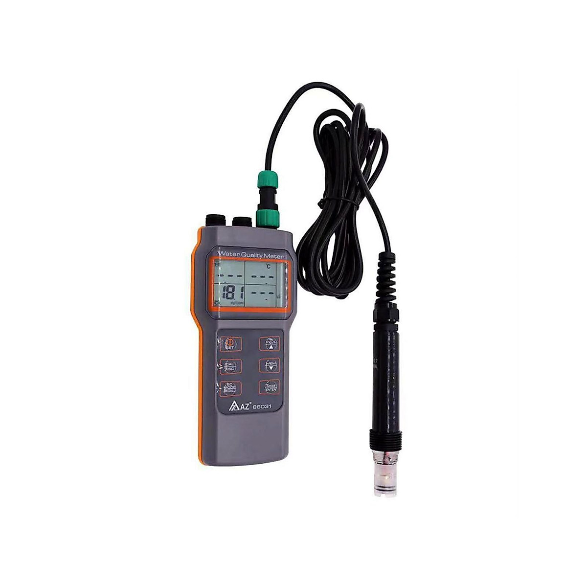 AZ-86031 5 in 1 Water Quality Meter Dissolved Oxygen Tester PH Meter PH Conductivity Salinity Temperature Meter AZ86031