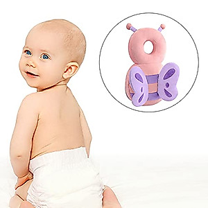Mersuii Baby Head Protector Child Head Protection Cushion Soft Anti-Fall Headrest Adjustable Child Safety Soft Pad for 5-24 Months Baby Learning Walking
