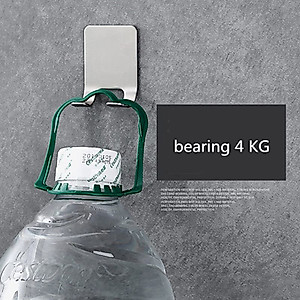 2PC Stainless Steel Razor Holder Men Shaving Razor Straight Stand Shelf Shaving Razor Storage Rack Bathroom Hook Organizer