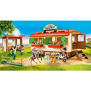 Playmobil Pony Shelter with Mobile Home