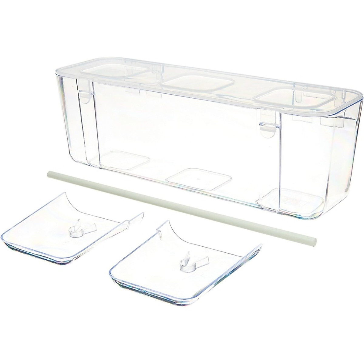 Deflecto Ribbon Dispenser, Clear