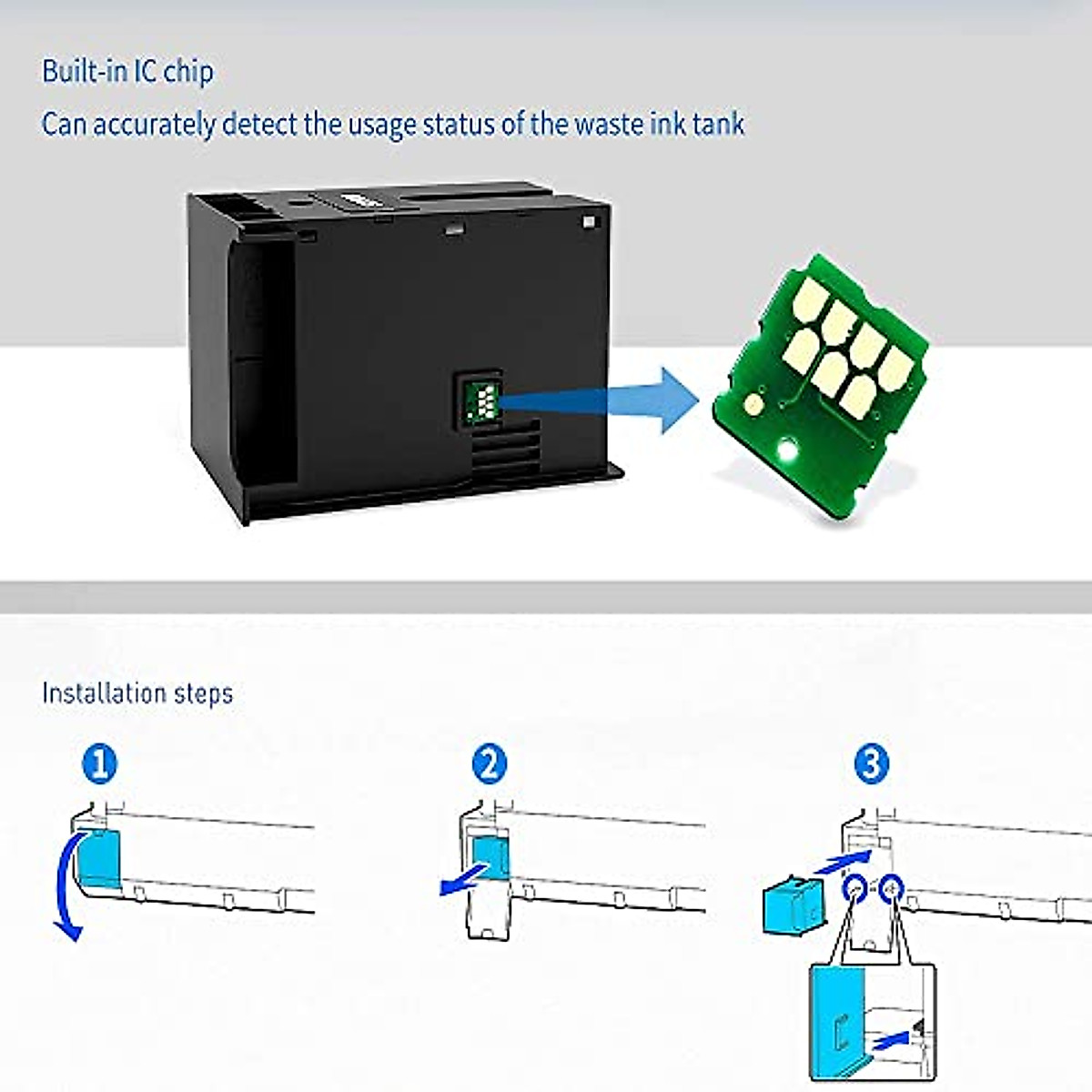 UP S210057 Maintenance Box for T2170 T3170 T3170X T5170 T2100 T3100 T5100 F570 F571 T3170M Printer Cleaning Box