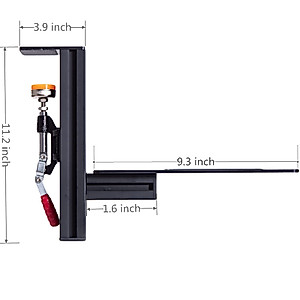 Meza Mount-Set of 2 Hotas Desk Mount for The Flight Sim Joystick Mount Compatible with Thrustmaster Warthog/WinWing Orion 2,Adjustable height and position Hotas Mount,Flight Joystick Mount