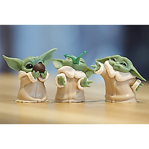 Happay 6PCS Baby Yoda Set, 2.2-Inch Action Figures, Adorable Dolls for Kids, Fun Collectible Toys