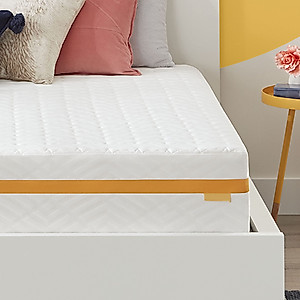 Simmons - Hybrid Gel Memory Foam Mattress - 10 Inch, King Size, Medium Feel, Individually Wrapped Coils, Moisture Wicking Cover, CertiPur-US Certified, 100-Night Trial