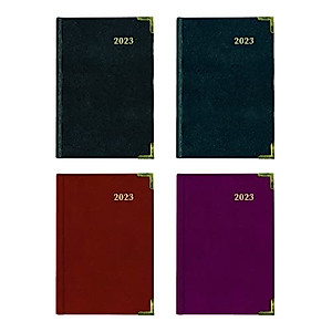 Brownline 2023 Executive Weekly Planner, Appointment Book, 12 Months, January to December, Sewn Binding, 10.75" x 7.75", Assorted Colors, Trilingual (CBE512.ASX-23)