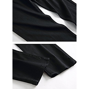 Men's Light Blue Skinny Ripped Jeans Destroyed Distressed Pencil Pants,Light Blue 322,W34