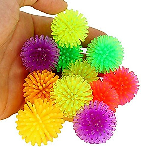 1205 Spike Ball Small Bird Parrot Toy Part Craft Parrot cage Toys Cages Hedge Plastic (Pack 12)