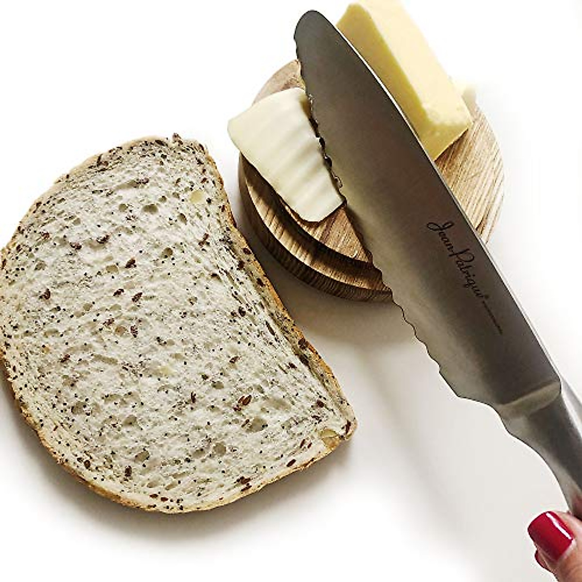 Jean-Patrique Master Gourmet Professional Stainless Steel Sandwich Knife | Professional Kitchen Bread Cutting and Butter Spreading Knife