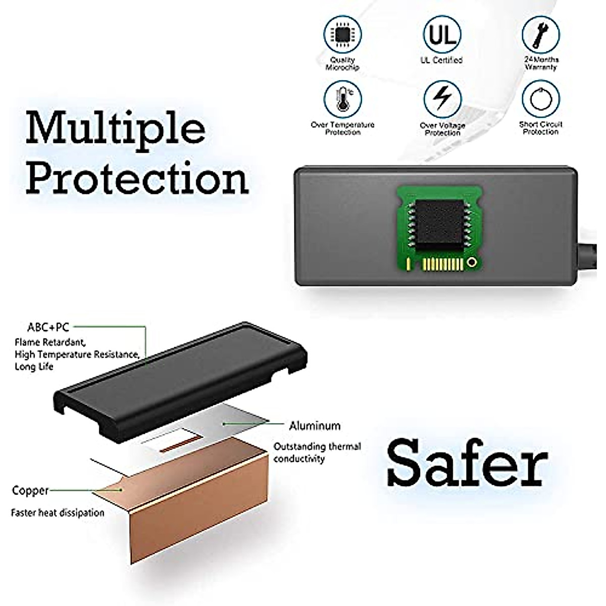 Sony Vaio Laptop Charger 19.5V, PCG-71913l Charger, Vaio Charger AC Adapter Power Cord
