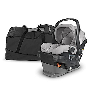 MESA V2 Infant Car Seat and Base - Stella (Grey mélange) + MESA Family Travel Bag