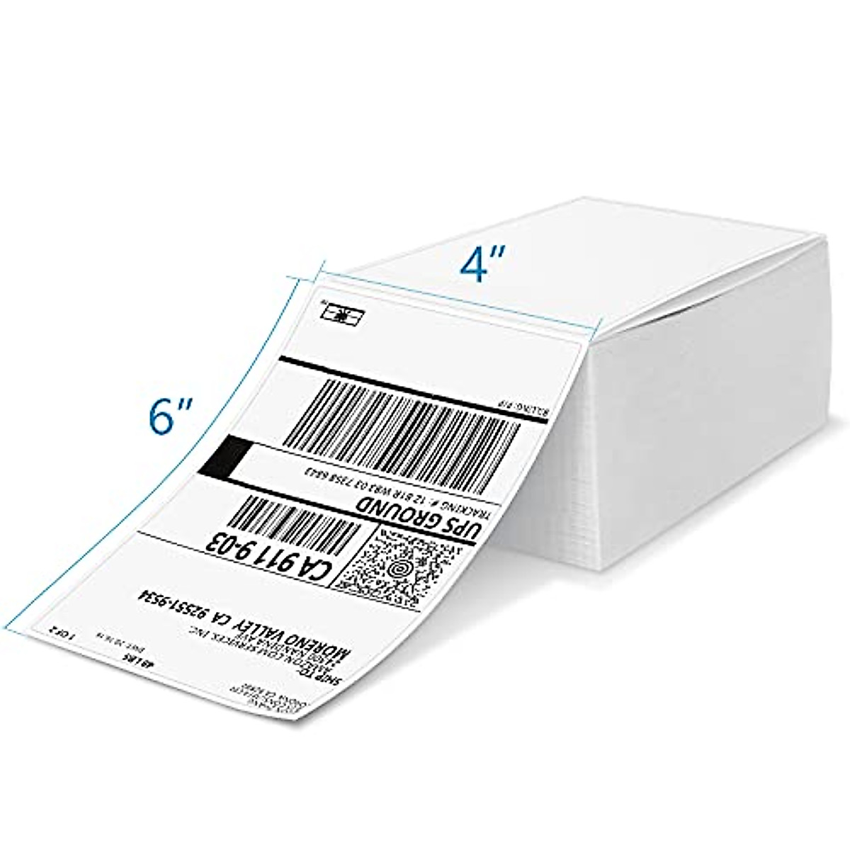 JADENS Bluetooth Label Printer & 1 Pack Thermal Labels