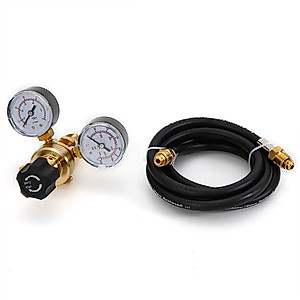 Argon CO2 MIG Welding Regulator 2 Gauge for CGA580 Miller Mig Tig Brass