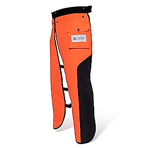 ZELARMAN Chainsaw Chaps Apron Wrap 8-layer for Men/Women Loggers Forest Workers Protective Chain Saw Pants Adjustable