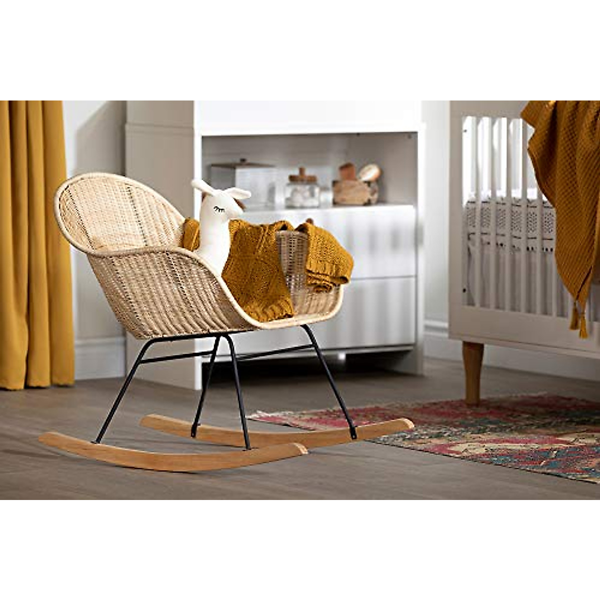 South Shore Balka Rocking Chair, Rattan