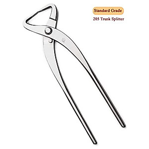 TianBonsai 6-PCS Bonsai Tool Set Including Concave Cutter Straight Edge Cutter Trunk Splitter Wire Cutter Bonsai Pliers And Bonsai Scissors Equip With Tool Bag