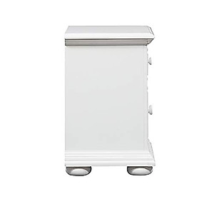 Liberty Furniture Industries Summer House 2-Drawer Night Stand, 24" x 17" x 27", Oyster White