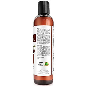 Velona Organic Jojoba Oil 8 oz - 100% Pure, Unrefined Cold Pressed for Face, Hair, Body, Acne Prone Skin Care, Stretch Marks & Cuticles (With Pump)