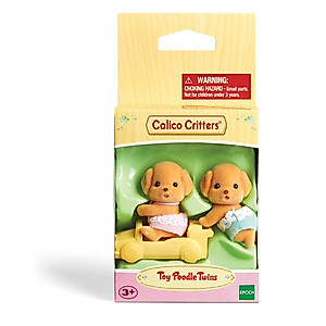 Calico Critters Toy Poodle Twins