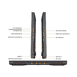 GIGABYTE G6 KF: 16" FHD 1920x1200 165Hz - NVIDIA GeForce RTX 4060 Laptop GPU - Intel Core i7-13620H - 16GB DDR5 RAM - 512GB SSD - Win11 Home - Gaming Laptop (G6 KF-H3US853SH), Black