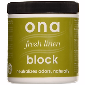 Ona Products ON10051 Ona Block Fresh Linen, 6 Ounce Automotive-air-fresheners, 6 oz, Natural