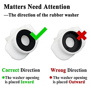 4PCS 101237 OEM for Moen Cup Seal & Diverter Gate for Plumbing Fixture or Faucet, 3800 Tub Spout Replacement Part