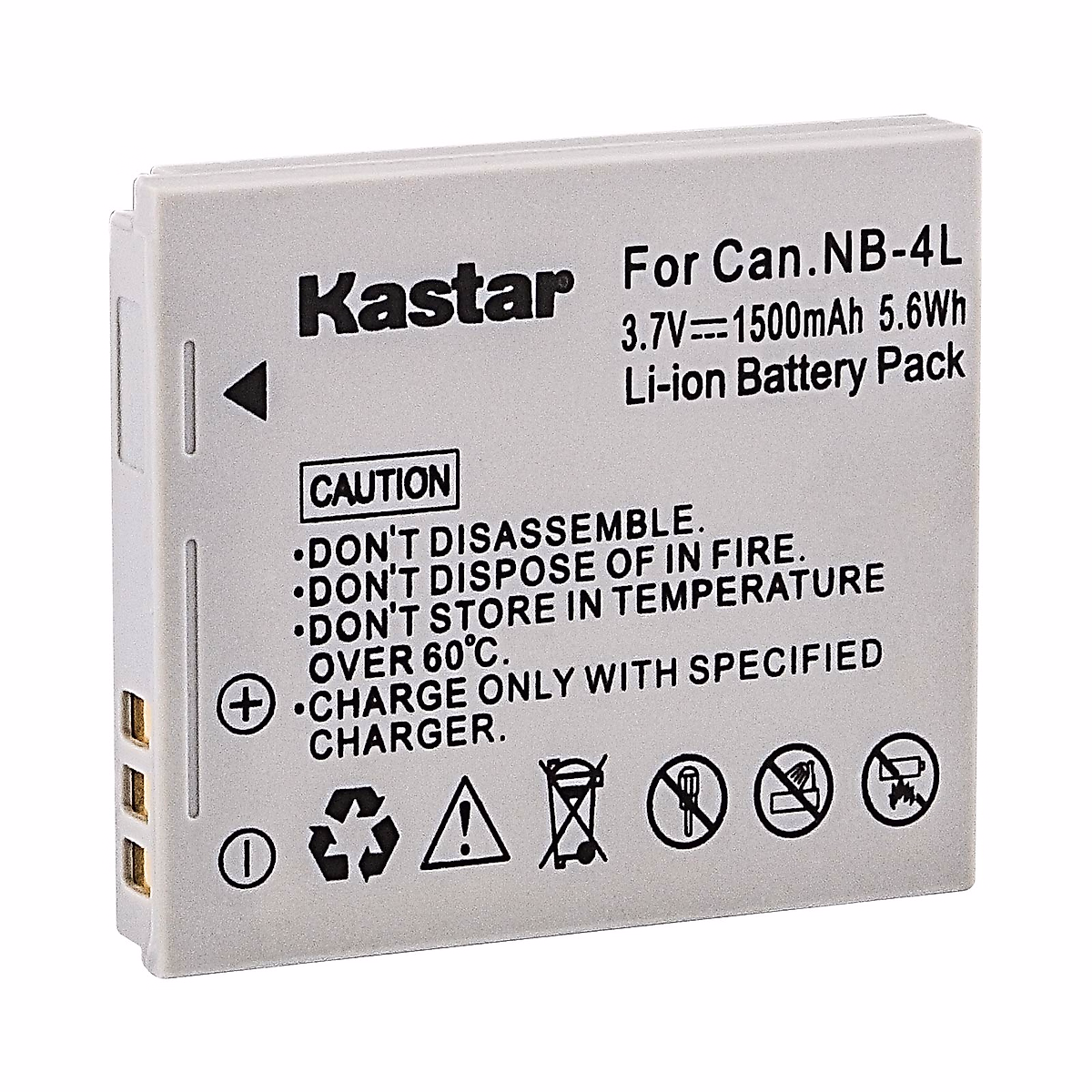 Kastar Battery + Charger for Canon NB-4L NB4L CB-2LV 2LVE and Digital IXUS 30 40 50 55 60 65 75 Digital IXUS i Zoom Digital IXUS i7 Zoom Cameras
