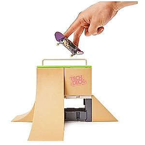 TECH DECK, Competition Wall X-Connect Park Creator, Customizable and Buildable Ramp Set with Exclusive Fingerboard, Kids Toy for Boys and Girls Ages 6 and up