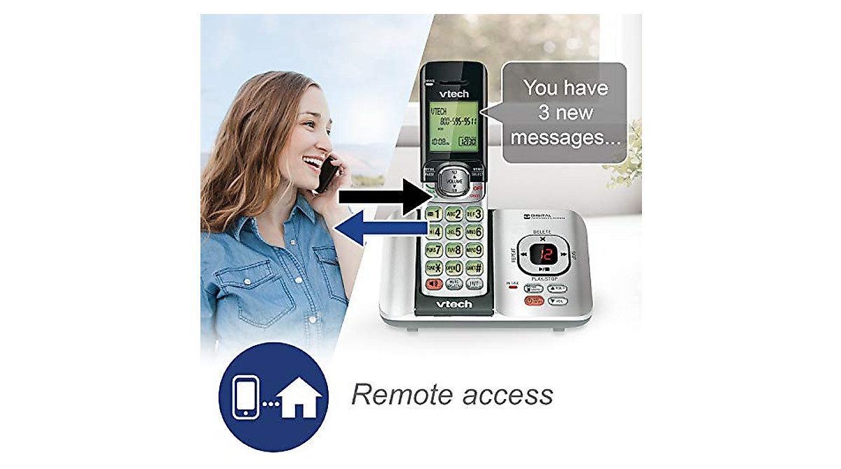 VTech CS6529-3: 3-Handset Cordless Phone + Answering System