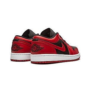 Nike Men's Jordan 1 Low Sneaker, Gym Red, 8