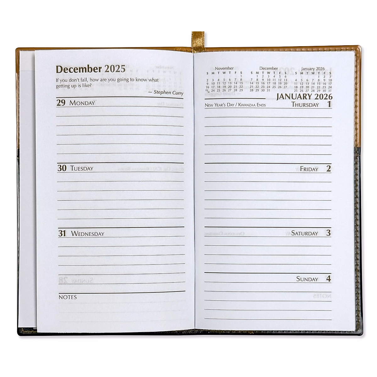 BookFactory 2023 Weekly Pocket Calendar / 2023 Calendar / 2023 Weekly Calendar / Weekly Planner Organizer - Calendar with Notepad (CAL-2023-POCKET(Organizer))