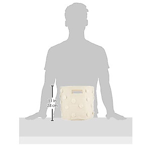 Pehr Pom Pom Bin, Natural , 12x13 Inch (Pack of 1)