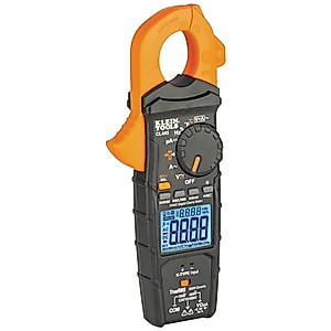 Klein Tools CL445 HVAC Clamp Meter, Auto-Ranging TRMS, NCVT, Measures Voltage, Current, Temperature, Micro Amps, InRush and More 1 1/2-Inch Jaw