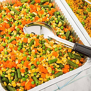 Restaurantware-11 Inch x 2.75 Inch Serving Spoon, 1 Solid Catering Spoon - Polished Finish, Dishwashable, Stainless Steel Buffet Spoon, Serving Utensil For Parties, Catering, Banquets, or Homes