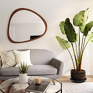 FUOAUYK Plant Saucer 14 16 18 20 22 Inch, Heavy Duty Plant Tray for Pots, Plastic Pot Saucers for Plants, Large Drip Trays for Potted Plants, Round Water Tray for Indoors