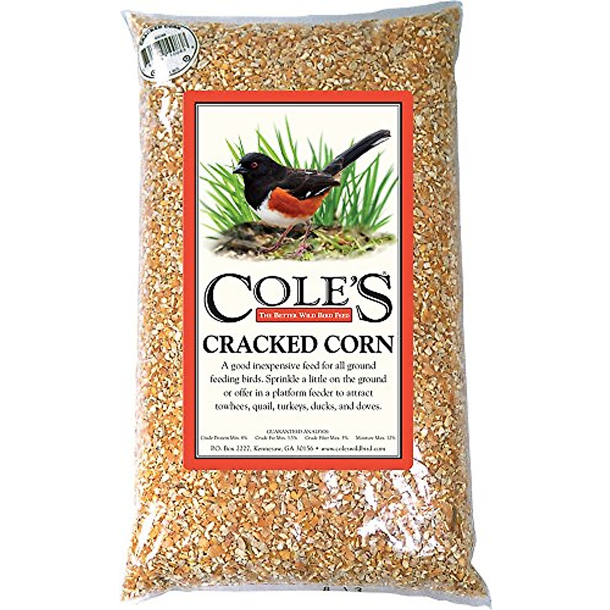 Cole's CC20 Cracked Corn Bird Food, 20-Pound