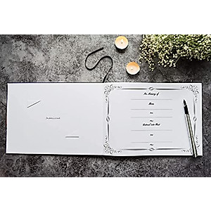 LIFETOO Ocean Funeral Guest Book 12" x 8", Celebration of Life Guest Books, Memorial Service Guest Book Sign for Funerals | Guest Book for Funeral, Guests Sign in Book Memory Book for Funeral Guest