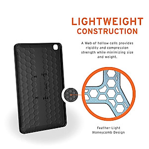 URBAN ARMOR GEAR UAG Samsung Galaxy Tab A 8.0 (2019) (SM-T290) Scout Feather-Light Rugged [Black] Military Drop Tested Case