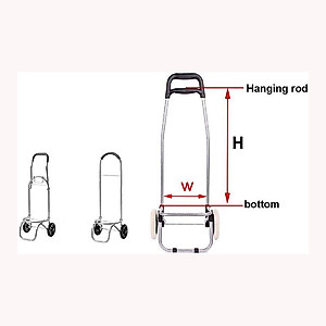 Shopping Cart Bags/Trolley Replacement Bag Oxford Cloth Waterproof Storage Bag 38L(Size:33x20x66Cm).